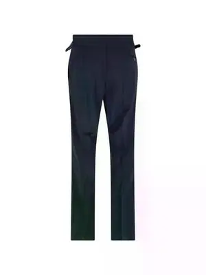 VIVIENNE WESTWOOD Sang Buckle-fastening Wool Trousers - Blue