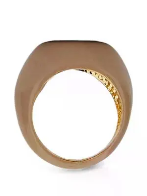 MOI MÊME MILANO Enamel-finish Chevalier Ring