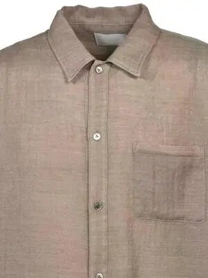 CEDARWOOD Chest-pocket Straight-hem Shirt