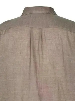 CEDARWOOD Chest-pocket Straight-hem Shirt