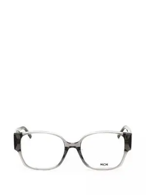 Mcm Rectangle-frame Glasses - Grey