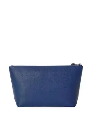 Shinola Pebbled Leather Cosmetic Case - Blue