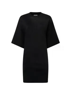 LA PISCINE Crew-neck T-shirt Midi Dress