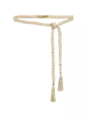 Momoni Chiuha Braided Tassel Belt - Neutrals