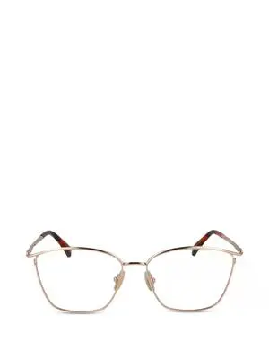 Max Mara Geometric-frame Glasses - Pink