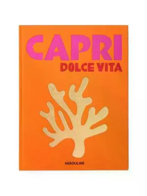 Assouline Capri Dolce Vita Book Orange