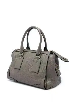 Burberry 2000-2017 Small Grained Leather Heritage Gladstone Satchel