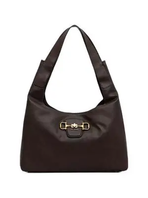 Guess Sunset Horsebit-detail Shoulder Bag - Brown