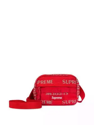 Supreme Mini Logo-pattern Messenger Bag - Red