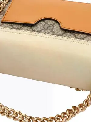 Gucci 2016-2026 Small Gg Supreme Padlock Crossbody Bag - Neutrals