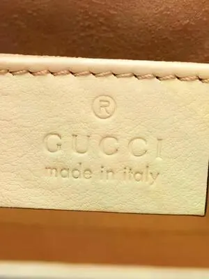 Gucci 2016-2026 Small Gg Supreme Padlock Crossbody Bag - Neutrals