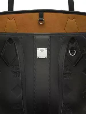 Mcm Medium New Liz Shopper Logo-embossed Tote Bag