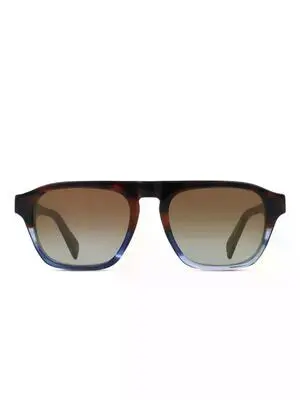 Paul Smith Tortoiseshell-effect Square-frame Sunglasses - Brown