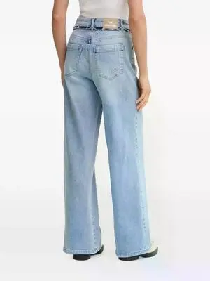 MARC AUREL Faded-wash Wide-leg Jeans