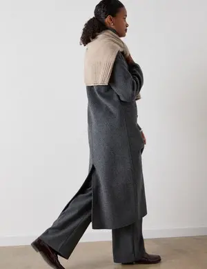 Whistles Relaxed Double Faced Coat