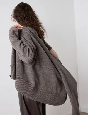 Whistles Wool V-neck Cardigan