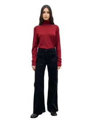 Gerard Darel Mael Corduroy Flared Jeans - Cinnamon