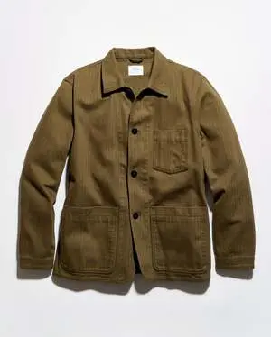 Billy Reid Colbert Chore Coat - Green
