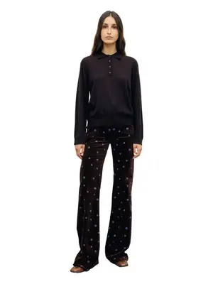Gerard Darel Rebeca Merino Polo Collar Jumper