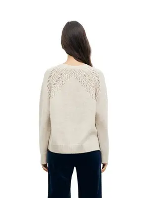 Gerard Darel Risa Openwork Knit Sweater