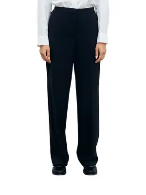 Gerard Darel Mili Wide Leg Tailored Trousers - Black