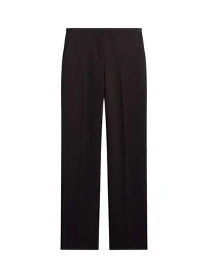 Gerard Darel Mili Wide Leg Tailored Trousers - Brown