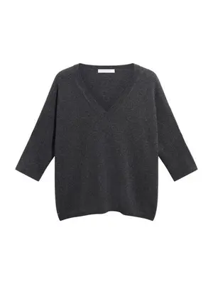 Gerard Darel Resa 100% Cashmere V-neck Sweater
