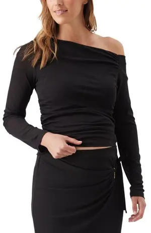 RIPE MATERNITY Rhi Long Sleeve Off Shoulder Maternity Top