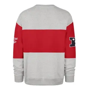 '47 Heather Gray Atlanta Falcons Blockfield Maximalist Sweatshirt