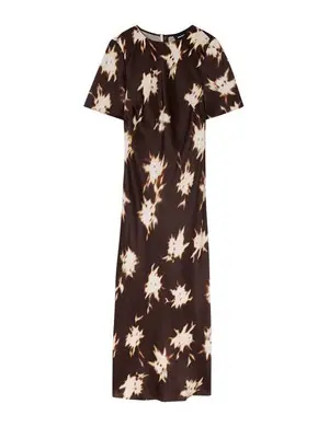 Whistles Shadow Midi Dress