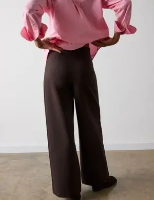 Whistles Ponte Wide Leg Trouser