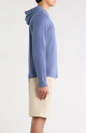 Marine Layer Luxe Slub Organic Cotton Pulllover Hoodie