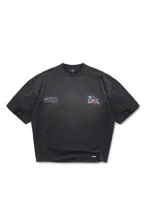 REPRESENT Eagle Logo Graphic T-shirt - Black