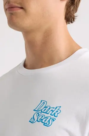 DARK SEAS Pool Party Graphic T-shirt - White