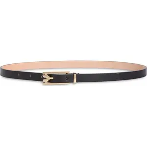 Victoria Beckham Dorian Micro Leather Belt - Black