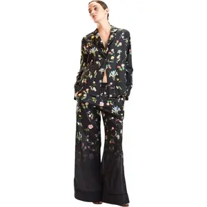 Cynthia Rowley Cotton Voile Pj Top - Black