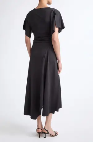 Victoria Beckham Blousey Midi Dress
