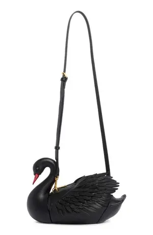 Jw Pei Swan Shaped Crossbody Bag - Black
