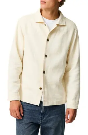 Rodd & Gunn Newland Pass Cotton Overshirt - Natural