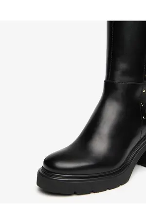 NEROGIARDINI Knee High Block Heel Boot