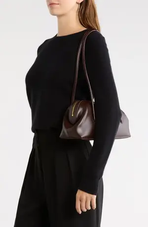 Jw Pei Aveline Faux Leather Shoulder Bag - Dark Brown