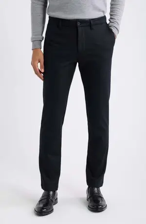 Bugatchi Wool Blend Chino Pants - Black