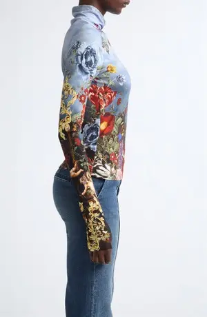 Alice + Olivia Delaina Turtleneck Top