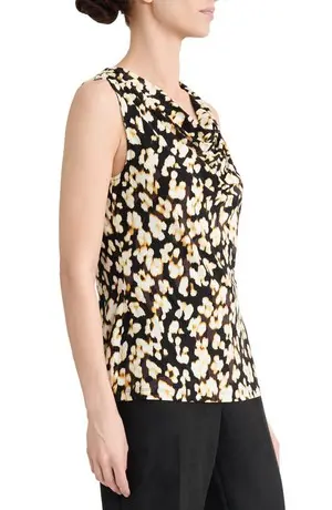 KASPER Drape Front Sleeveless Top