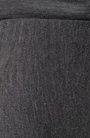 Donna Karan New York A-line Midi Sweater Skirt - Hthr Char