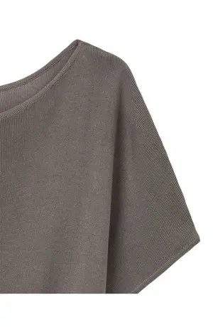 Mango Ruched Fine Knit Sweater