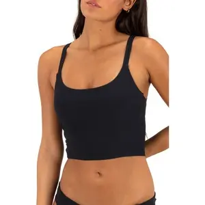 Hurley Max Solid Tankini - Black