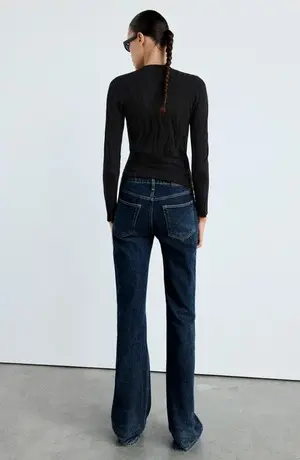 Mango Fitted Mock Neck Sweater