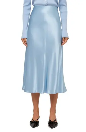Fifteen Twenty Mia Bias Midi Skirt - Glacier