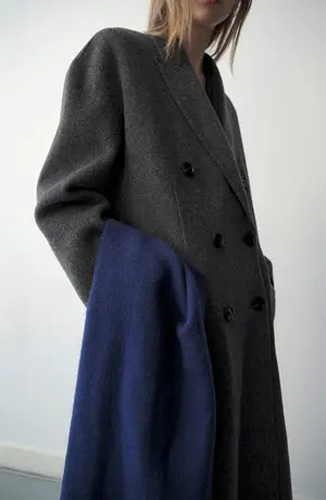 Mango Long Wool & Cashmere Coat